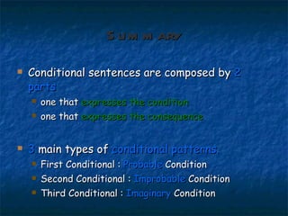 Conditional sentences | PPT
