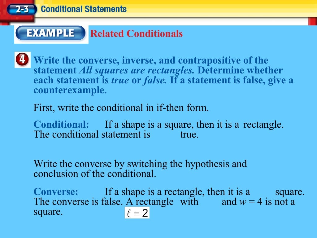 Conditional Statements