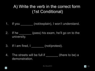 Conditional2014 ll-busyteacher | PPT
