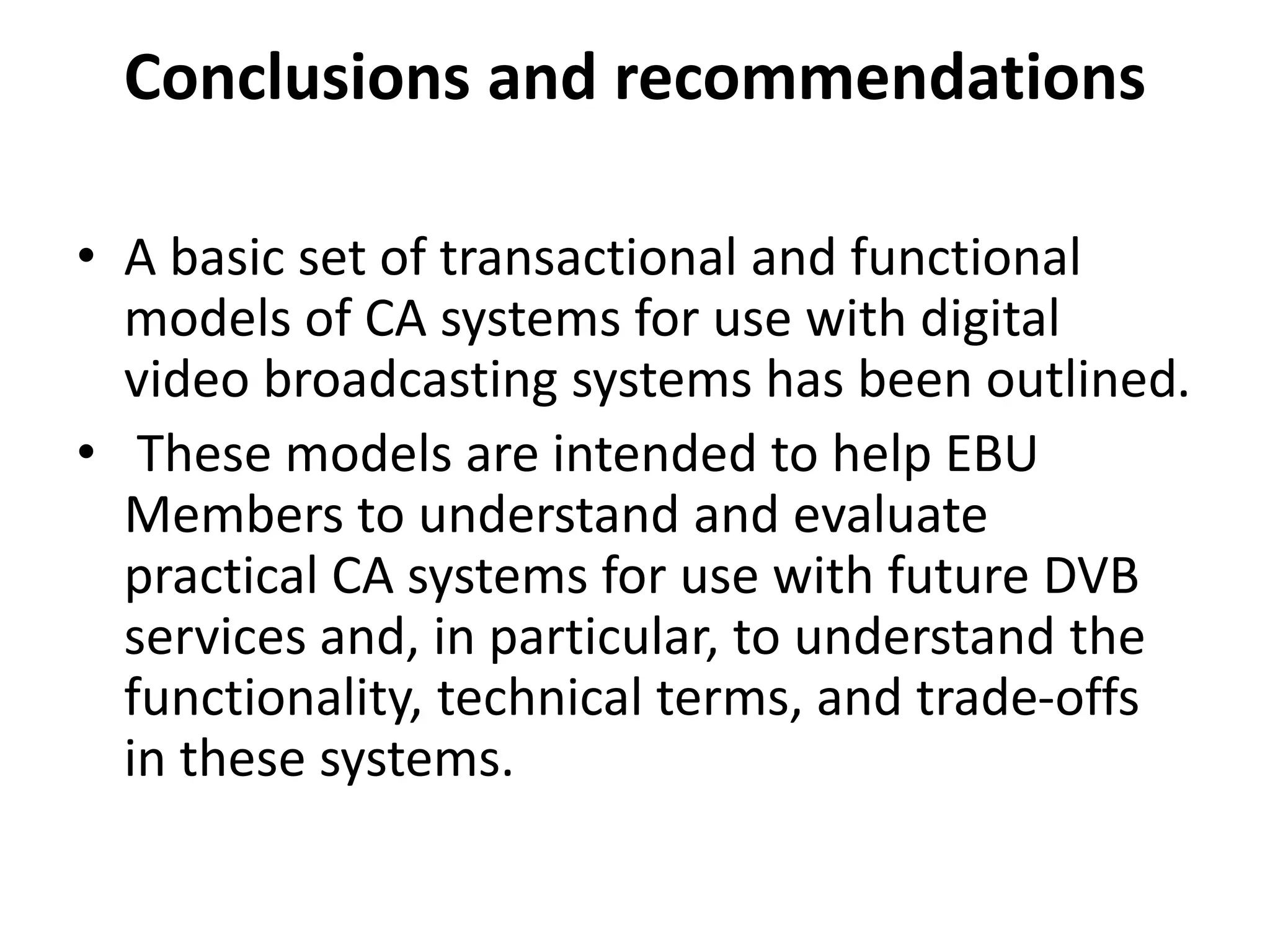 Conditional Access System | PPT