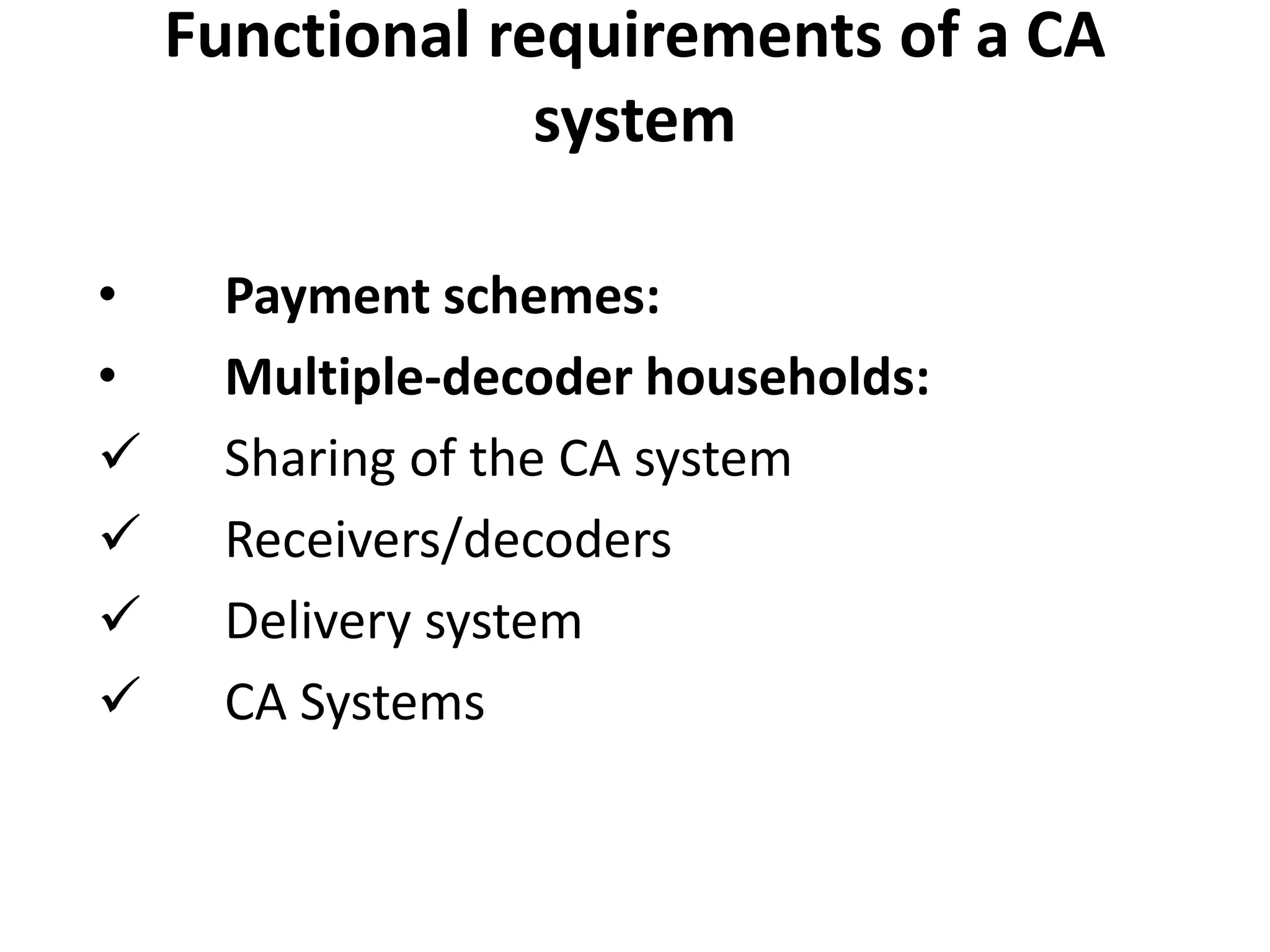 Conditional Access System | PPT