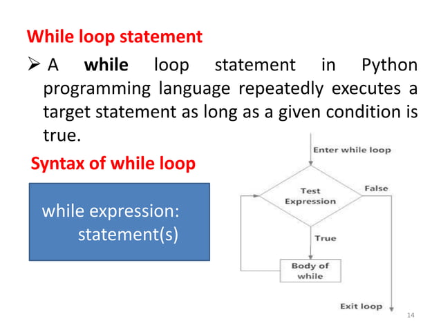 Conditional and control statement | PPT