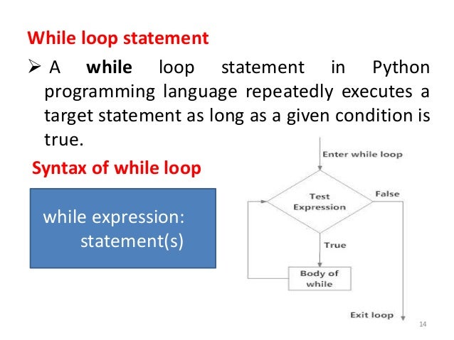 Conditional and control statement