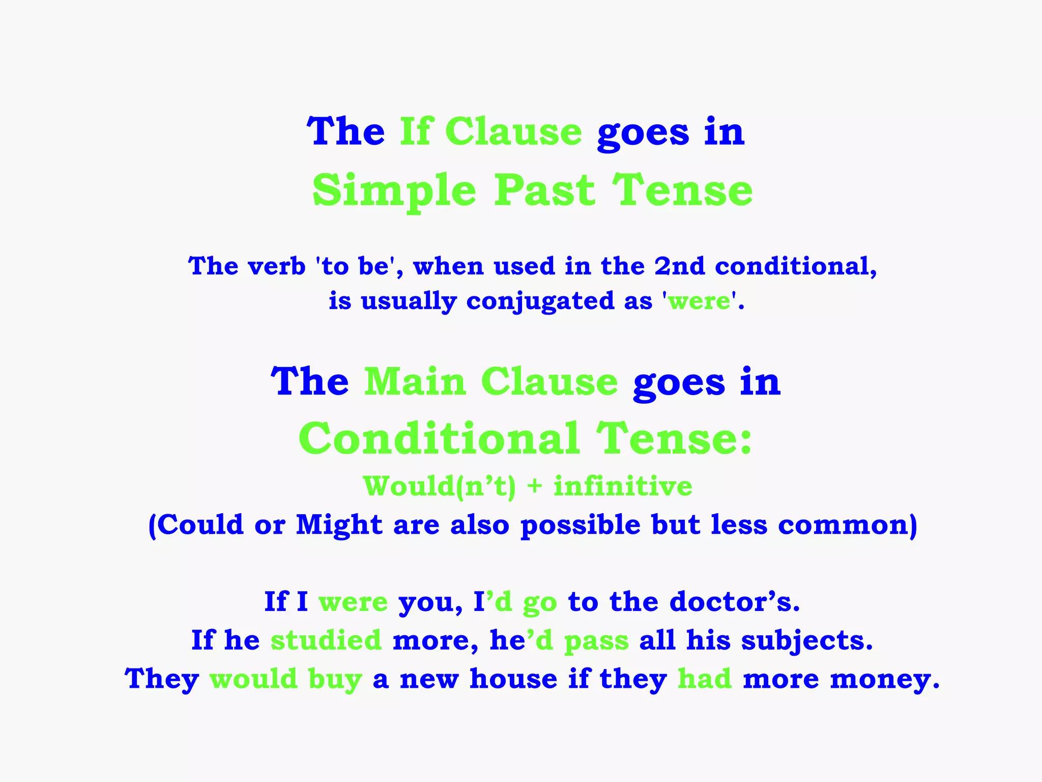 Conditional Clauses | PPT