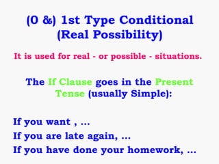 Conditional Clauses | PPT
