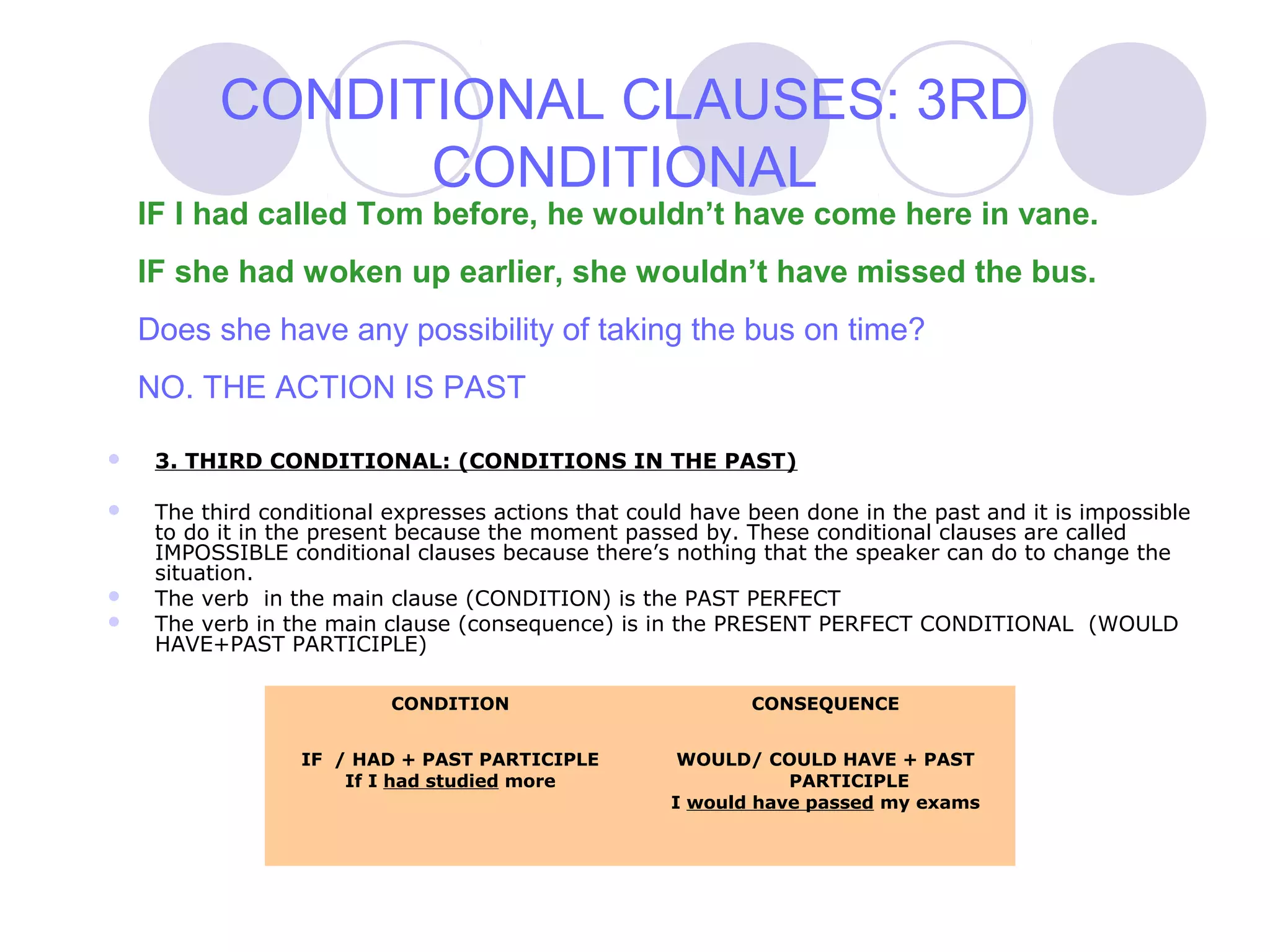 Conditional clauses | PPT