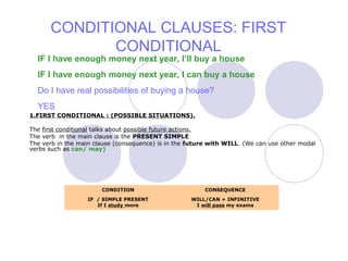 Conditional clauses | PPT