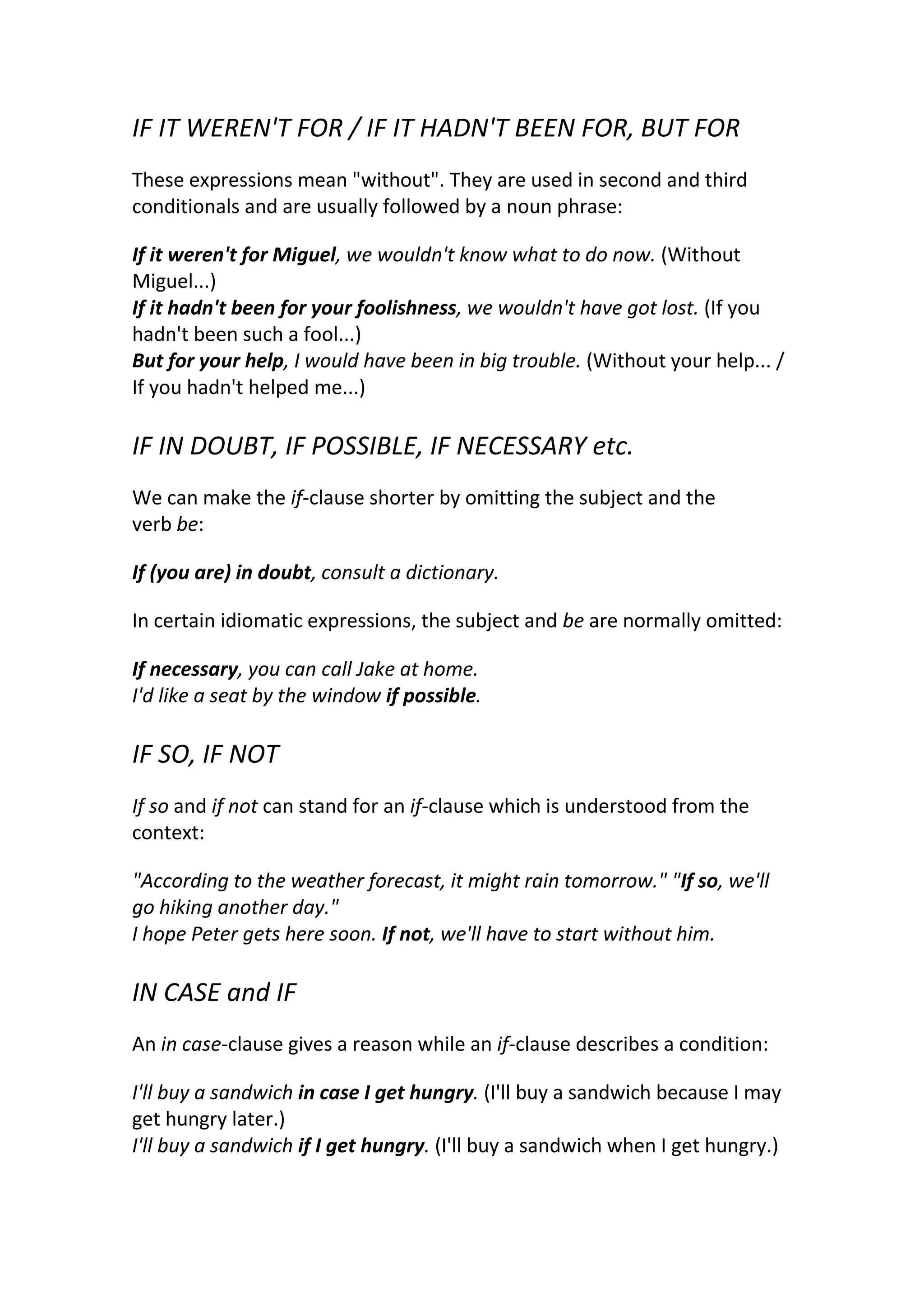 Conditional conjunctions | PDF