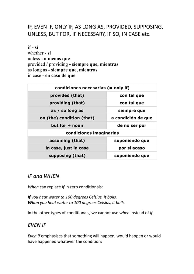 Conditional conjunctions | PDF
