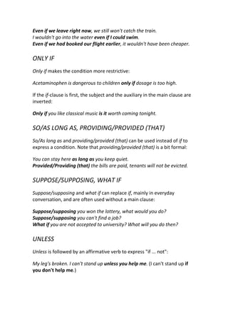Conditional conjunctions | PDF