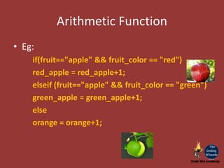 Conditional Constructs in Javascript | PPTX