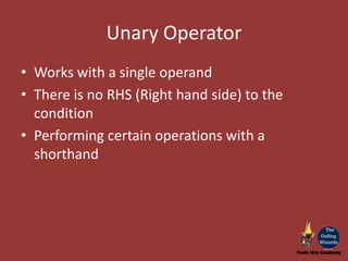 Conditional Constructs in Javascript | PPTX