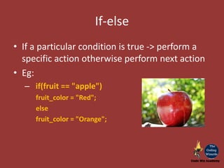 Conditional Constructs in Javascript | PPT | Free Download