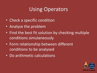 Conditional Constructs in Javascript | PPT