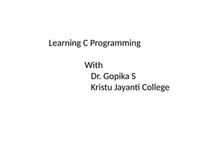 Conditional control statements explains the programming constructs | PPT