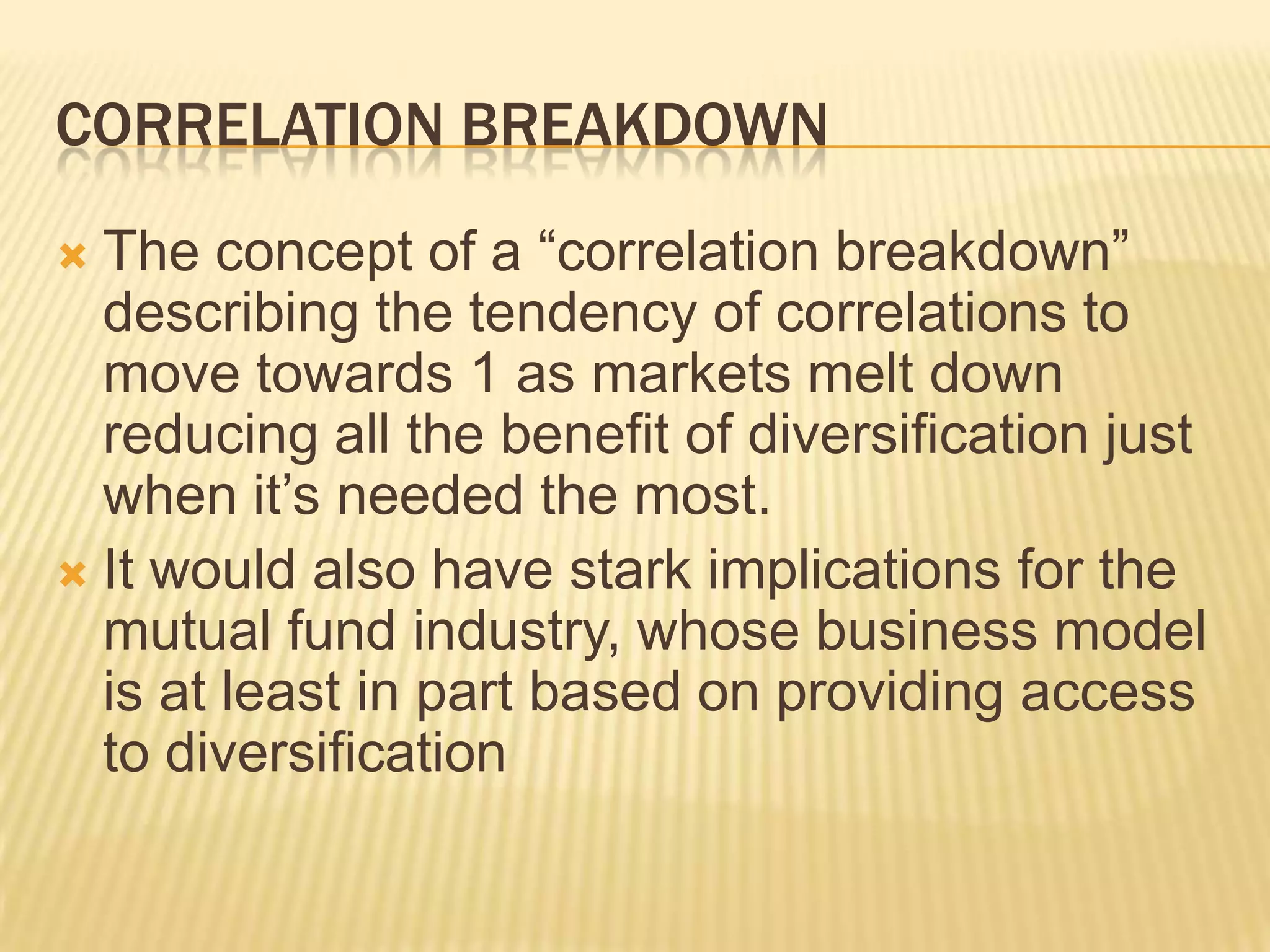 Conditional Correlation 2009 | PPT