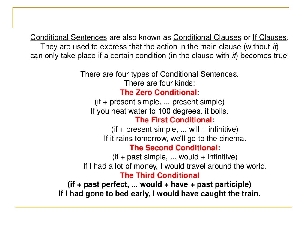 Conditional def slide