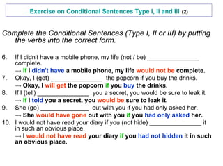 Conditional excercise | PPT