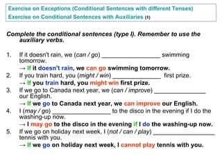 Conditional excercise | PPT