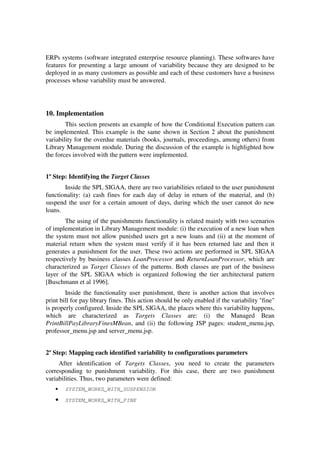 Conditional Execution - A Pattern for the Implementation of Fine-Grained Variabilities in ...