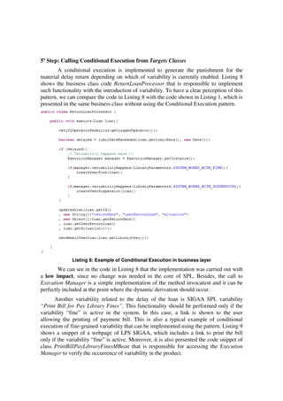 Conditional Execution - A Pattern for the Implementation of Fine ...