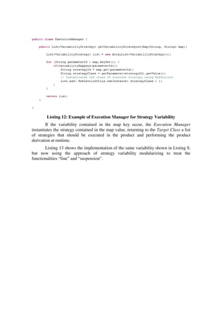Conditional Execution - A Pattern for the Implementation of Fine-Grained Variabilities in ...