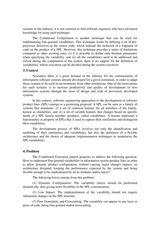 Conditional Execution - A Pattern for the Implementation of Fine-Grained Variabilities in ...