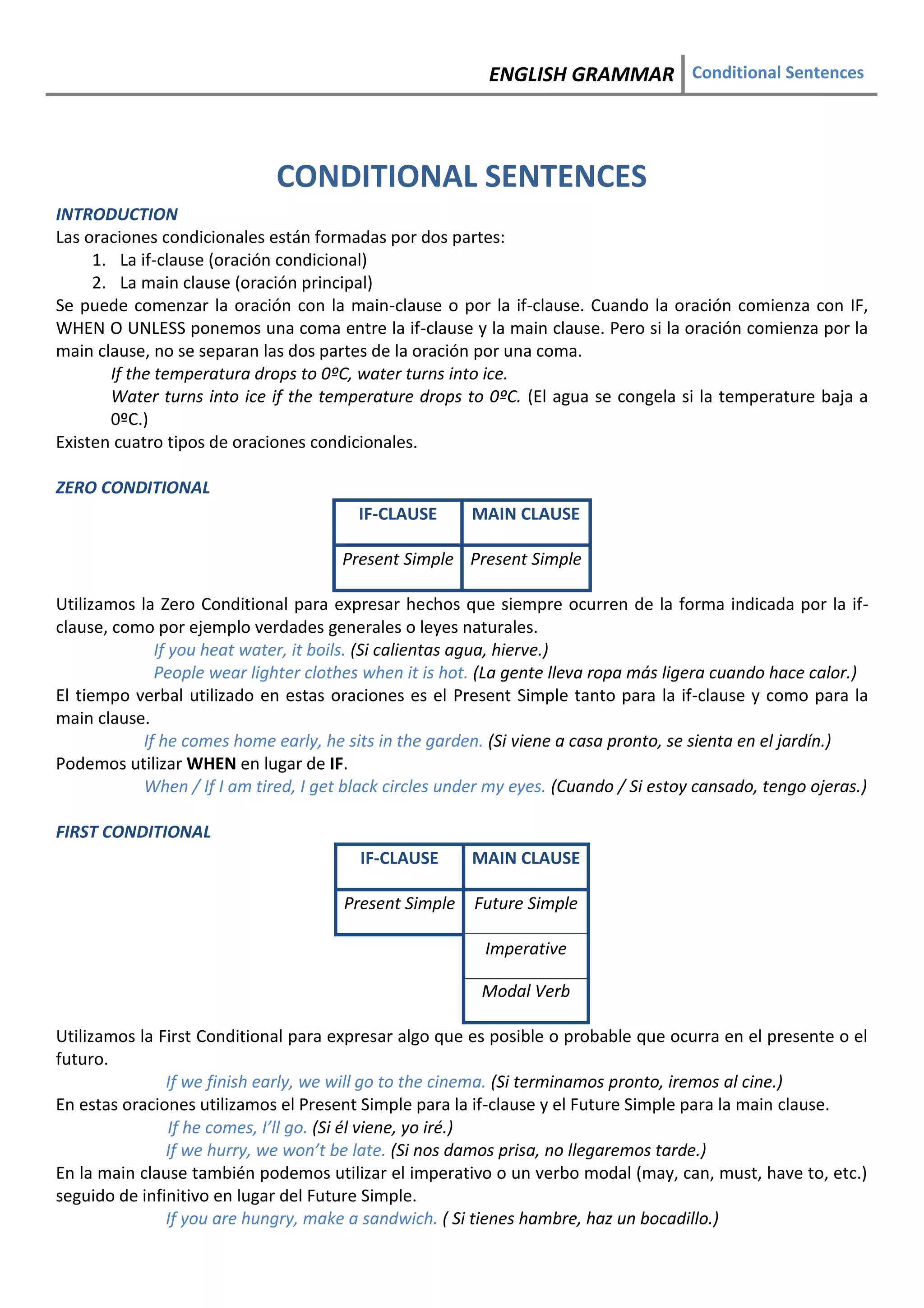 Conditional,explanation | PDF