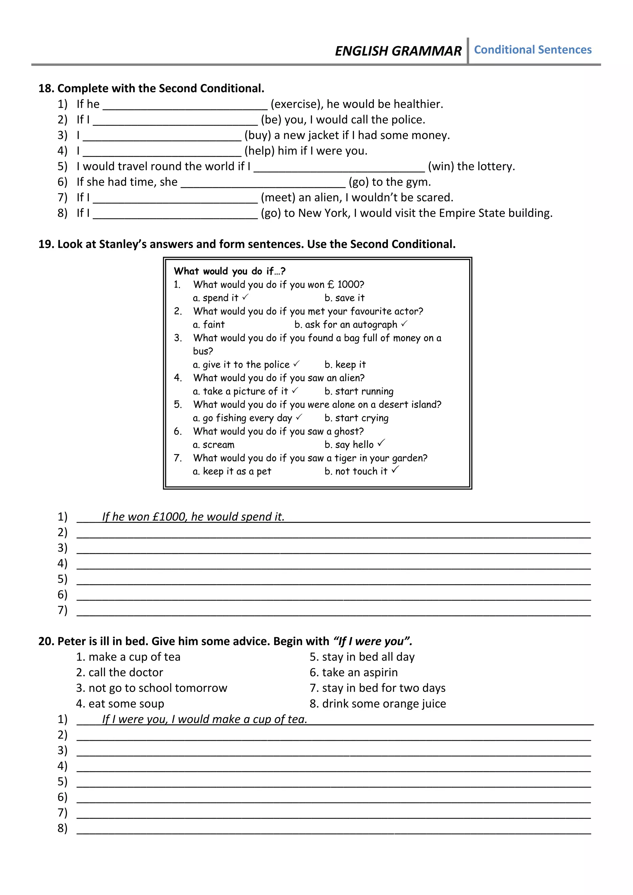 Conditional,explanation | PDF
