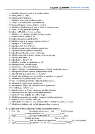 Conditional,explanation | PDF