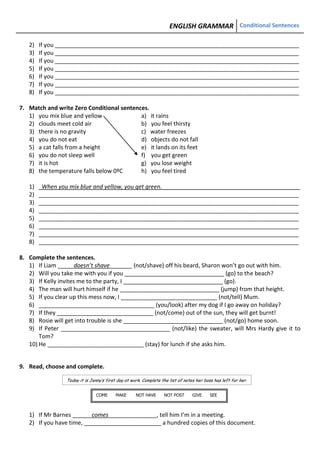 Conditional,explanation | PDF