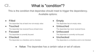 Conditional fields - Olga Riabodzei | PPT