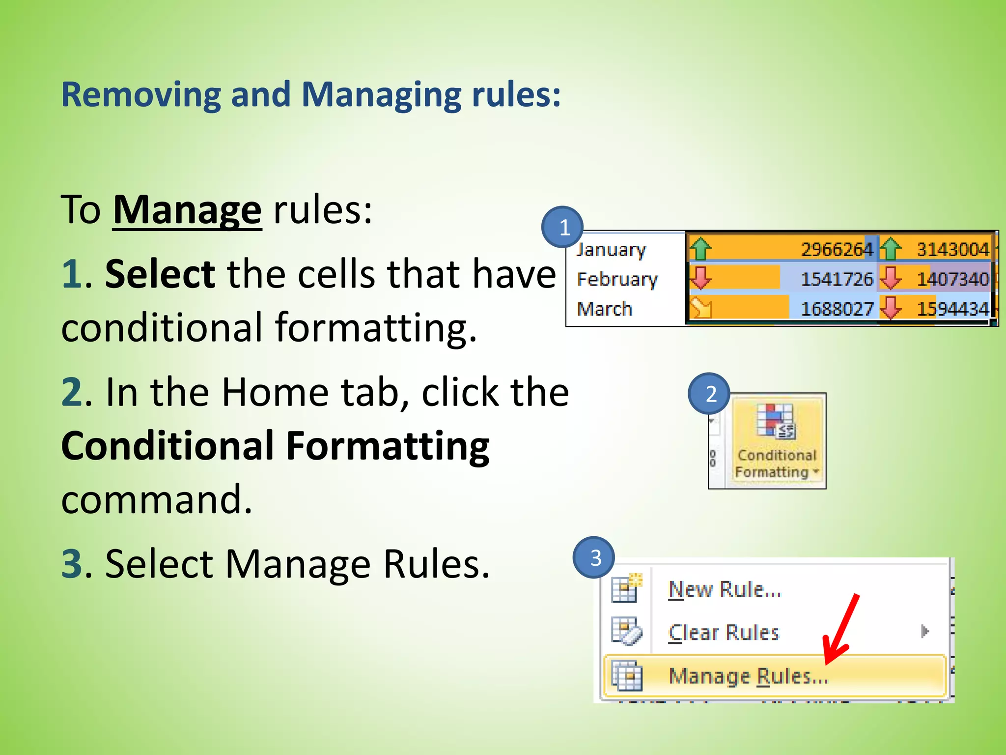 Conditional formatting | PPTX