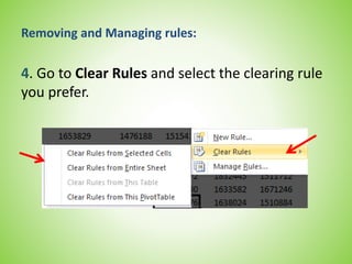 Conditional formatting | PPTX