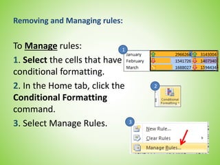 Conditional formatting | PPTX