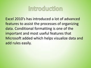 Conditional formatting | PPTX