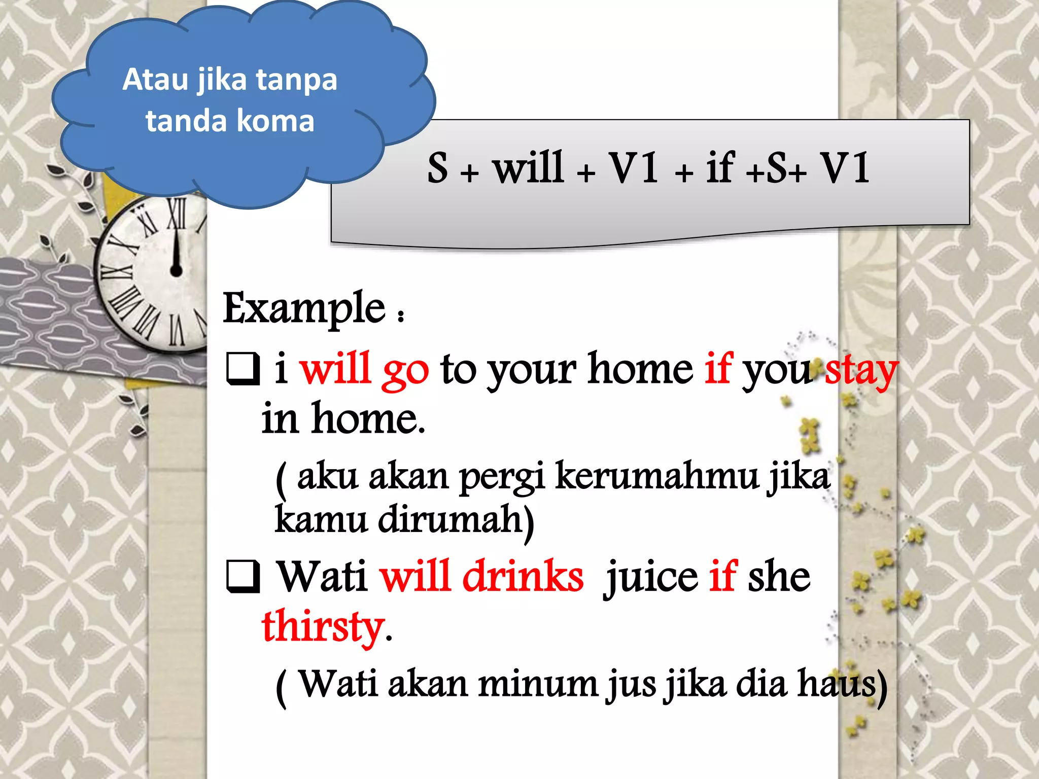 Conditional if type 1 | PPTX