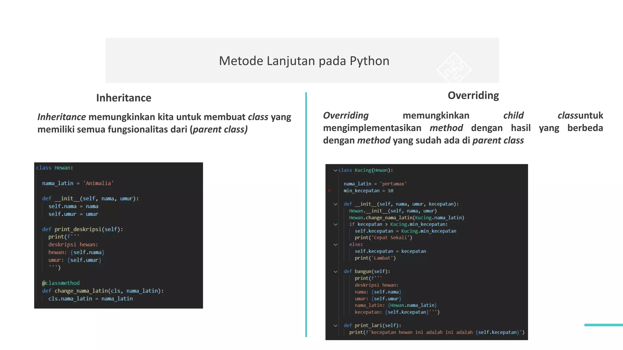 Conditional, looping, function and basic oop | PPT