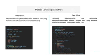 Conditional, looping, function and basic oop | PPT