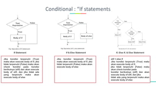 Conditional, looping, function and basic oop | PDF