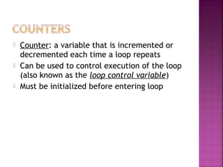 Conditional Loops | PPT