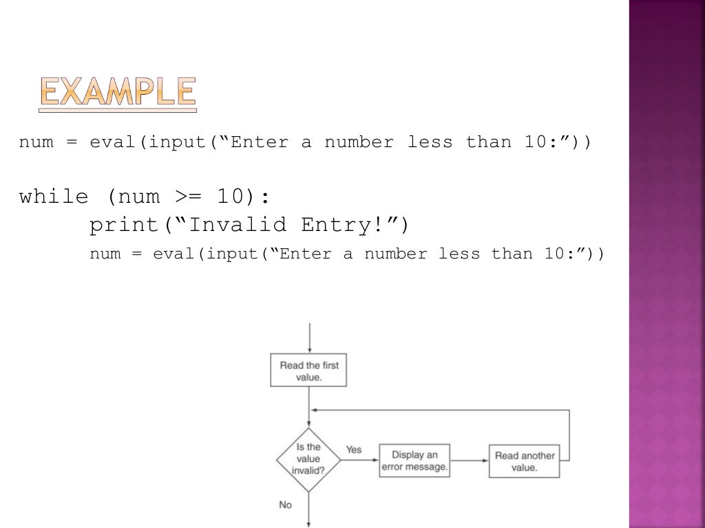 Conditional Loops Conditional Loops