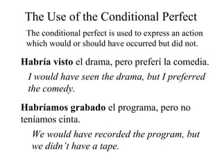 Conditional perfect | PPT