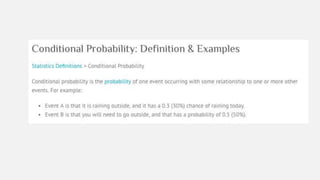 Conditional Probability.pptx | Science