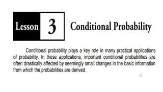 conditional probability of dependent and dependent | PPT
