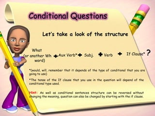 Conditional Questions | PPTX