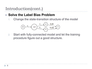 Conditional Random Fields | PPTX