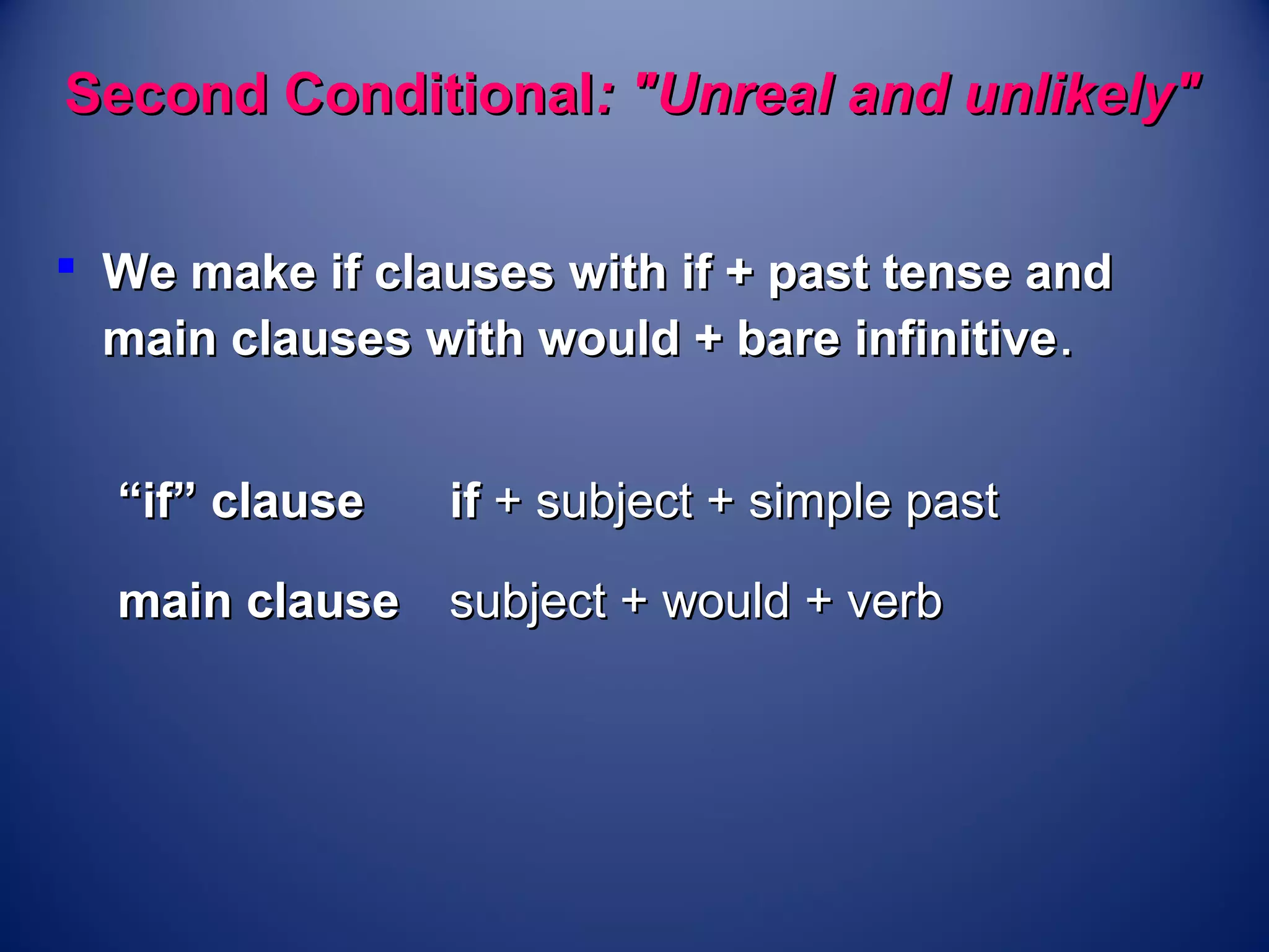 Conditionals 012(rules&exercises) | PPT