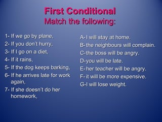 Conditionals 012(rules&exercises) | PPT