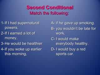 Conditionals 012(rules&exercises) | PPT
